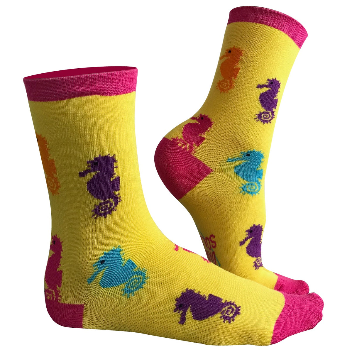 Athletic Equine Seahorse Bamboo Sock by Dark Soles | Proudly NZ Owned